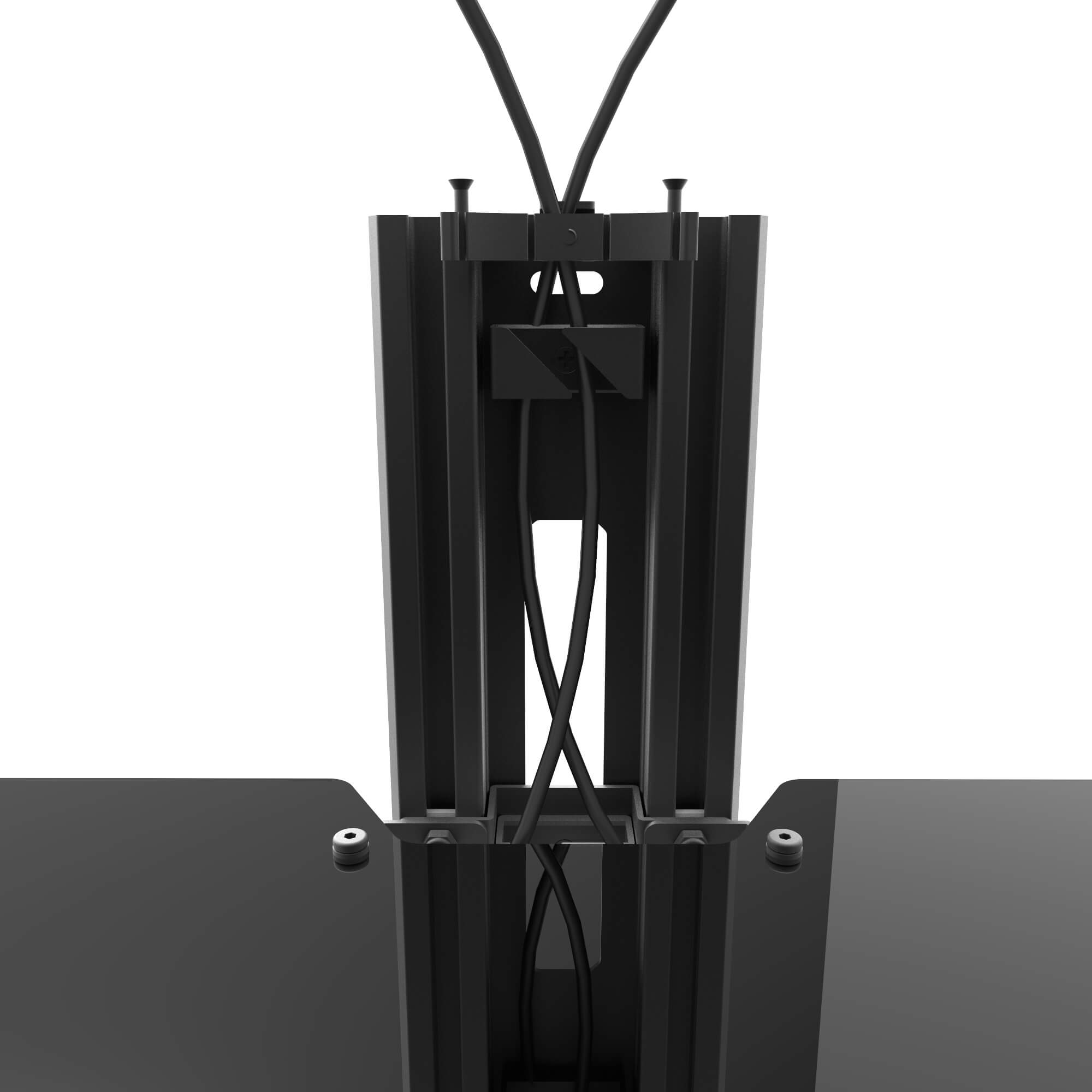 Kanto AVT1 Tempered Glass Floating AV Shelves | Kanto Mounts